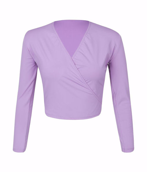 Freed of London - 'Alycia' Crossover Wrap Long Sleeve Cardigan – Ballet ...